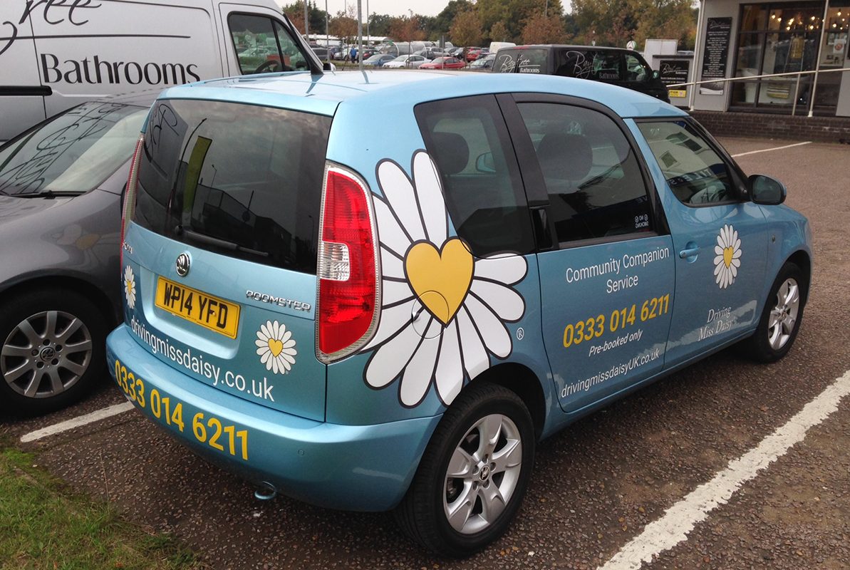Driving Miss Daisy Vehicle Graphics | Limelight Design & Print